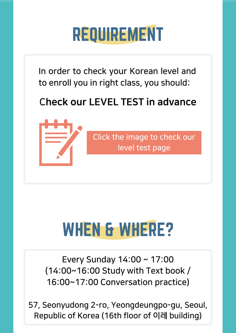 JK Open Korean Language class on Every Sunday (online & offline) (for ...